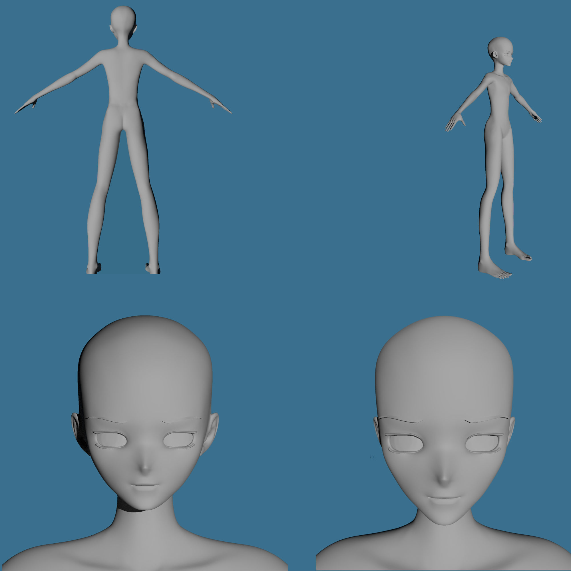 Male mesh 3D model | CGTrader