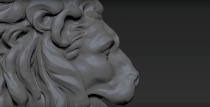 Sculpting a statue in Zbrush