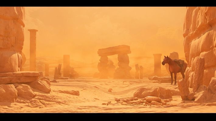 Making of desert 3ds max