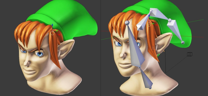 How to make a rig that reacts to gravity