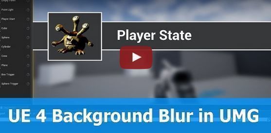 UE4 new feature Background blur 4.15