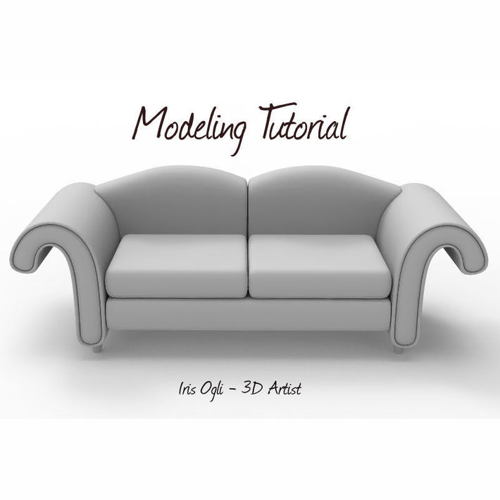 maya modeling tutorial - sofa
