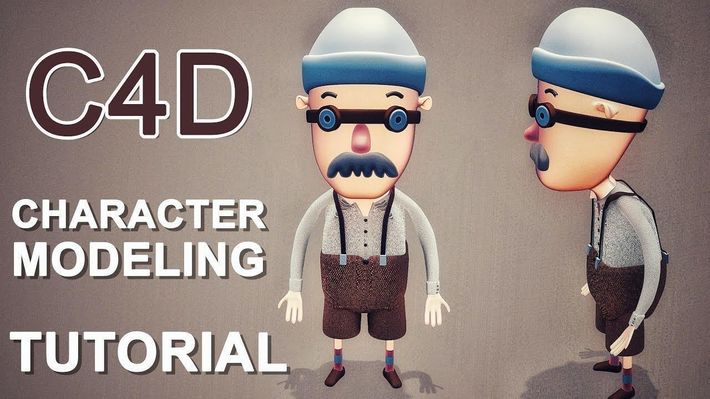 Toon | Simple Character Modeling | Cinema 4D Tutorial