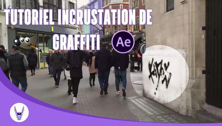 [FRENCH] Tutoriel Graffiti Mur GIMP/AE - Tracking Compositing CC et Rendu