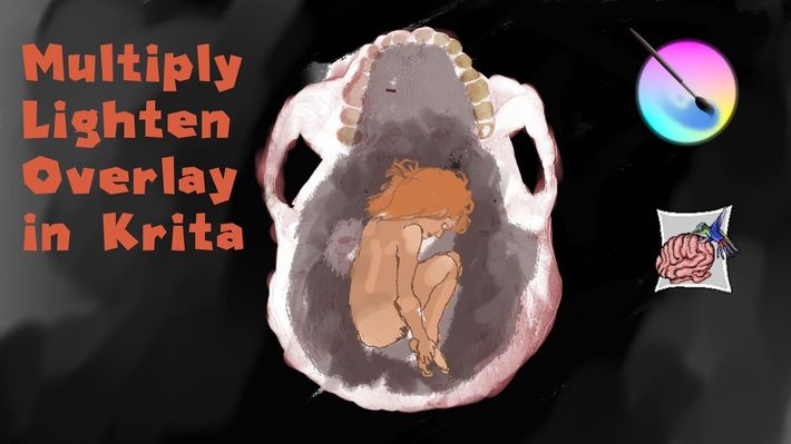 Intro to multiply, overlay and lighten effects in KRITA