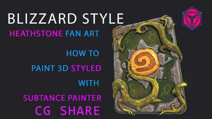 【Blizzard Style】Low Poly Game Asset HandPainted