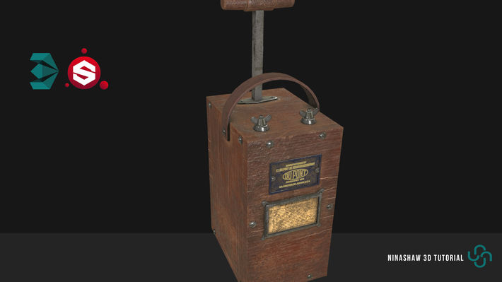 Modeling&Texturing Dynamite Blaster - Part2 [Unwrap]