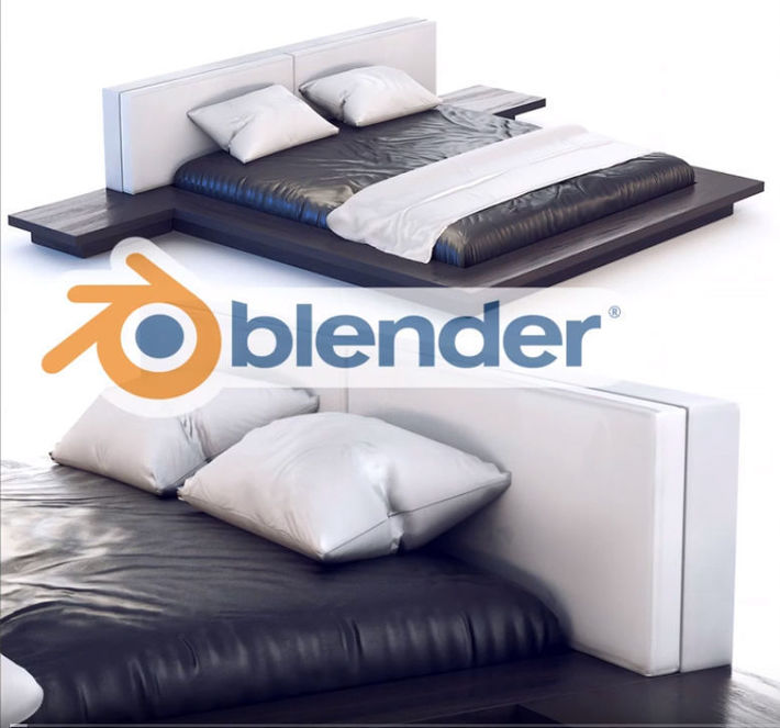 modeling bed blender 2.82 2.83 Blender