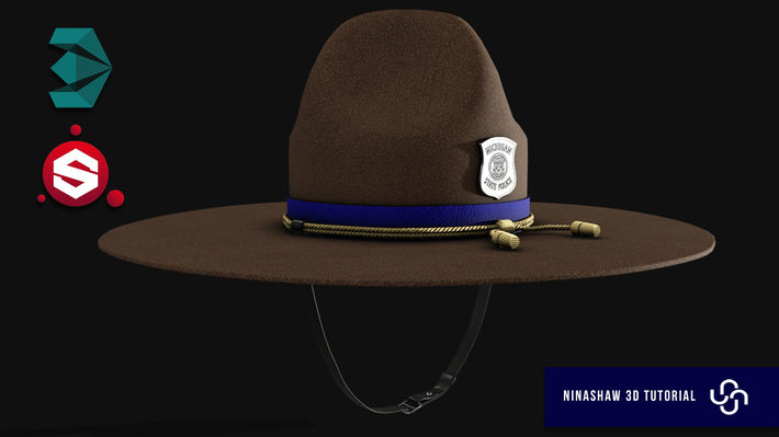 Modeling & Texturing a State Police Hat - Part1 [Modeling]