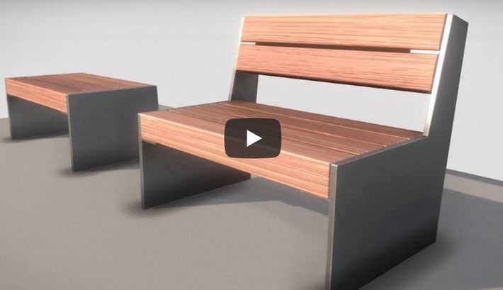 Blender-2.82a Time-Lapse Modeling and Texturing a High-Poly Park Bench