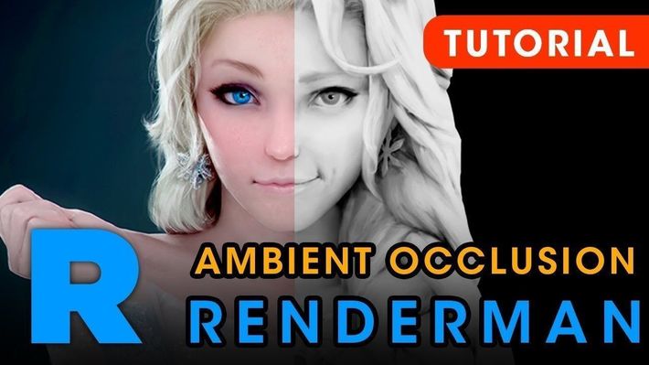 How to render Ambient Occlusion in Renderman Maya