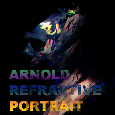 Arnold Renderer refractive portrait in Maya.