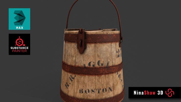 Modeling, Unwrap & Texturing Old Bucket - Part3 [Unwrap]
