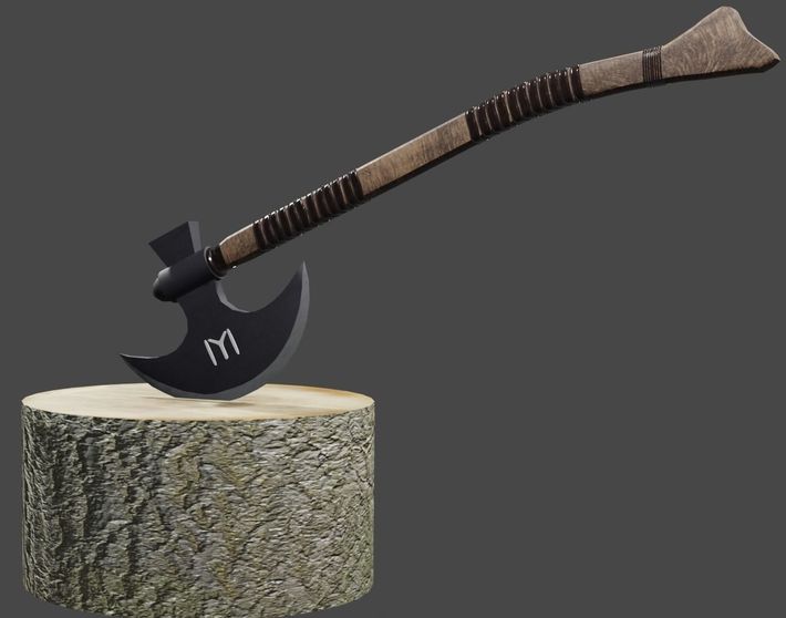 how to make turgut alp axe