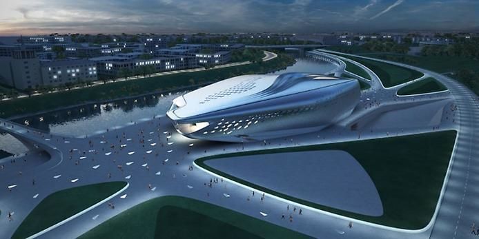 3ds max organic modeling tutorial | Zaha Hadid (2)