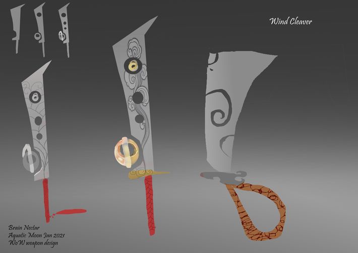 World of Warcraft Wind Cleaver Shape discovering| 02