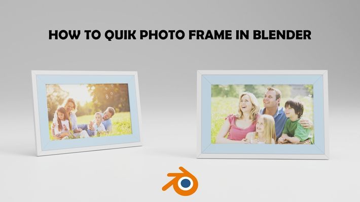 How To Quik Photo Frame İn Blender EASY!