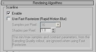 Rendering: Demystifying the “use fast rasterizer (rapid motion blur ...