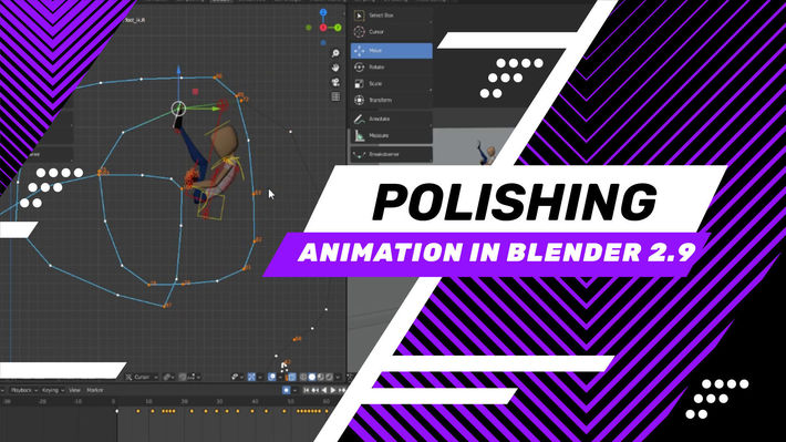 Time lapse of polishing animation