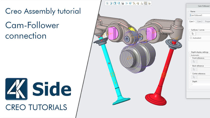 Cam and follower mechanism | Cam-Follower connection