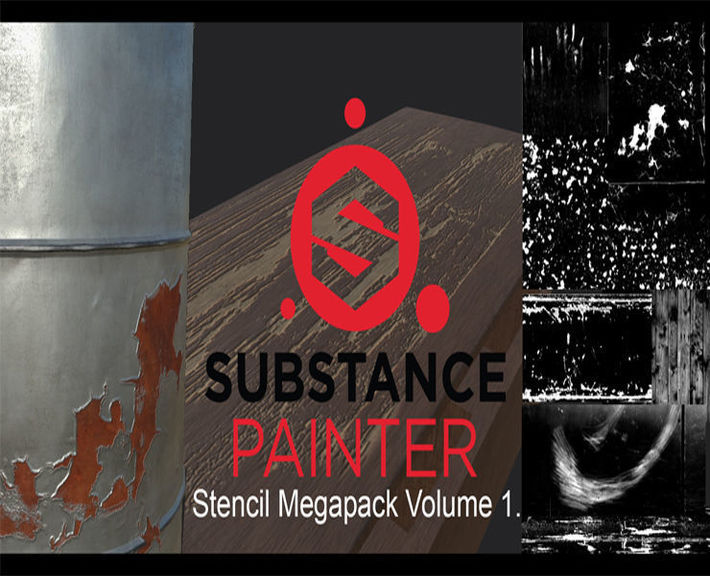 making realistic textures using Stencils in Substance Painter Part 1