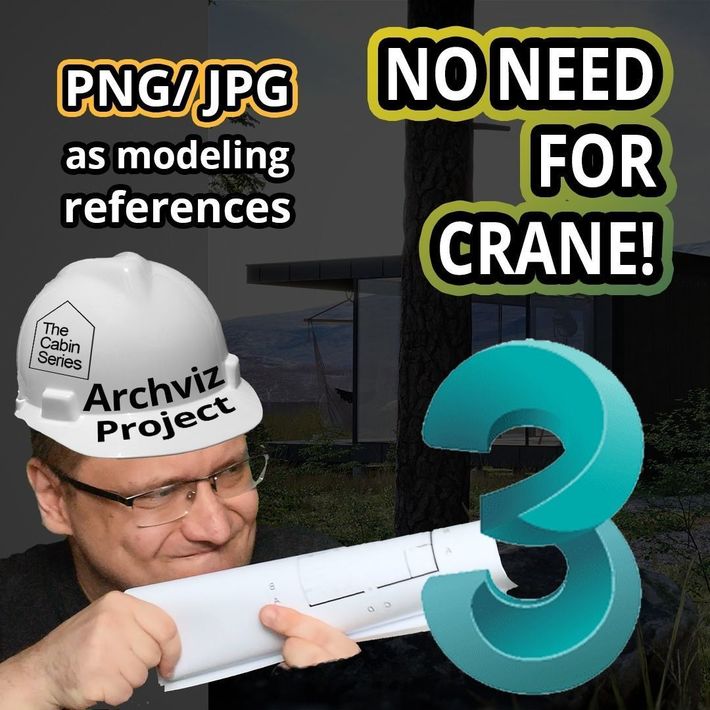 Setting up image references for 3d modeling in 3ds Max