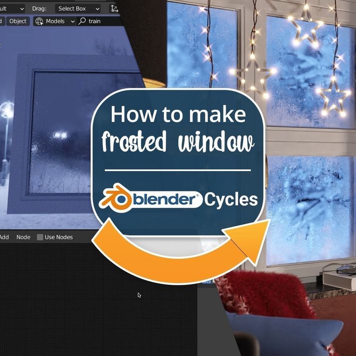 Making frosted window in Blender Cycles