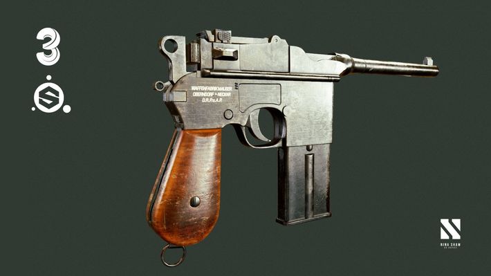 Game Asset Mauser | Autodesk3dsMax/SubstancePainter - Part#1