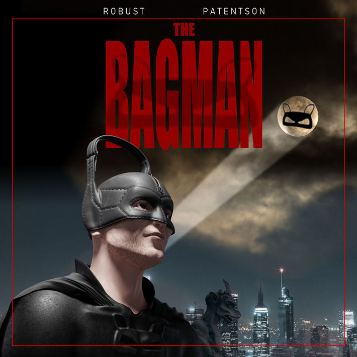 Blender sculpting timelapse - The Bagman (Batman parody)