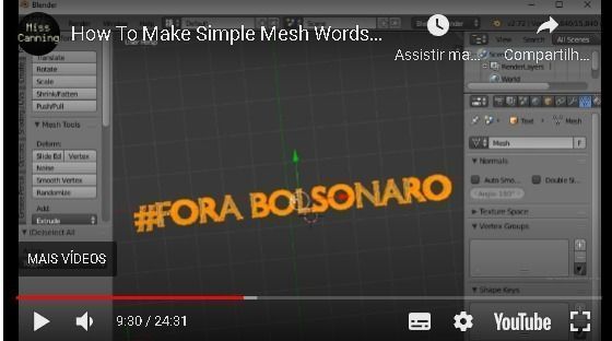 HOW TO MAKE SIMPLE MESH WORDS IN BLENDER