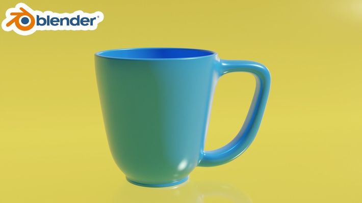 How to create a CUP in Blender (your daily practice)