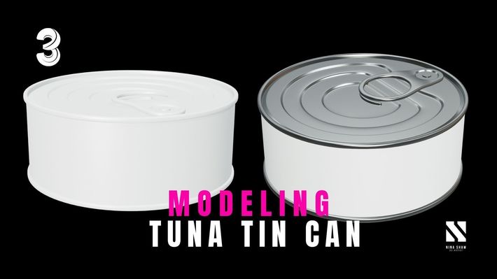Modeling Tuna Tin Can | Autodesk3dsMax