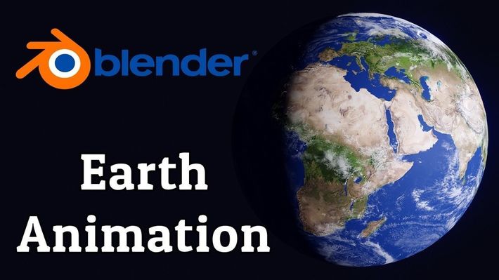 How to make earth animation in Blender?