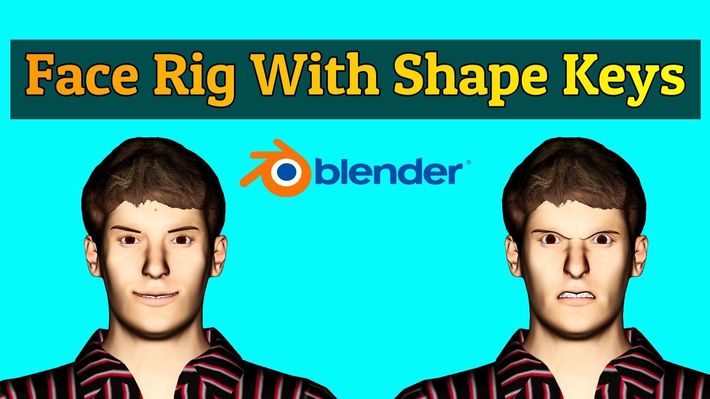 Face Rig With Shape Keys And Drivers | Blender Tutorial