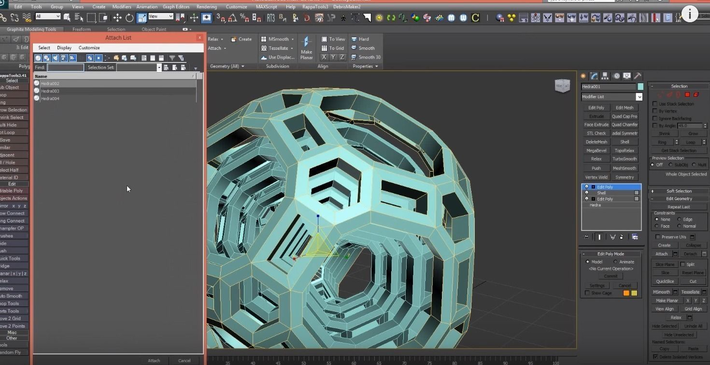 3d Tutorial | Nested Dodecahedron | 3dsmax