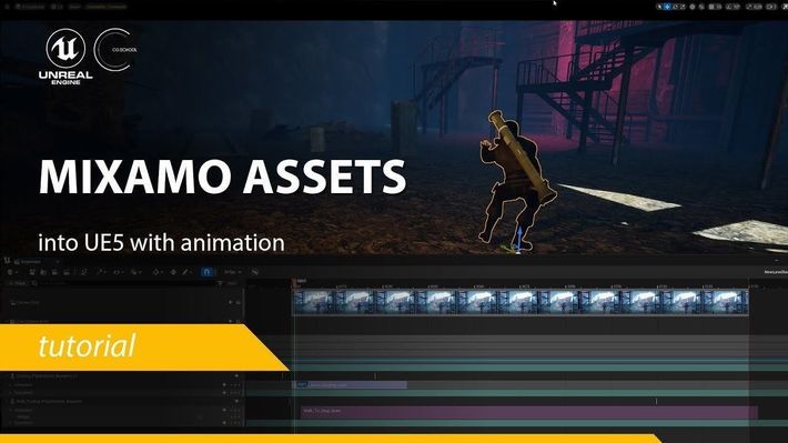 How to import Mixamo Characters and add new geometry to animated asset inside Unreal Engine 5.
