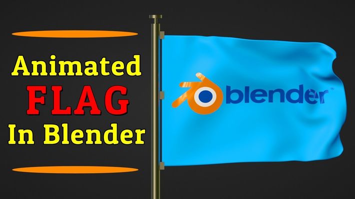 How to make animated flag in Blender?