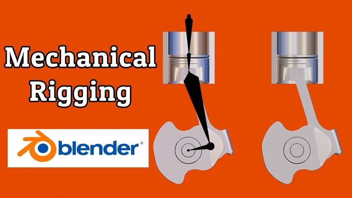 How to make mechanical rigging in Blender?