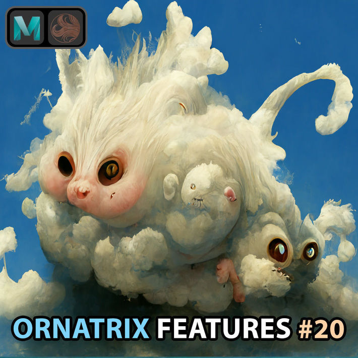 Ornatrix Features #20 - Demo Сlump brush in Maya.