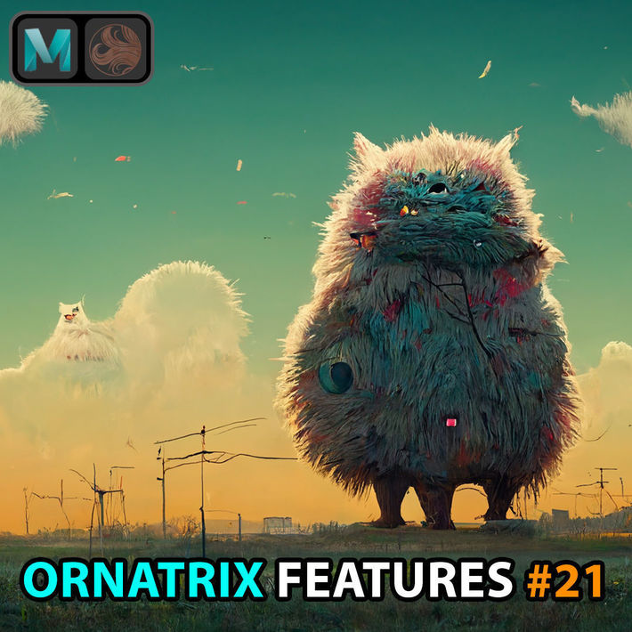 Ornatrix Features #21 - The Plant tool in Maya.