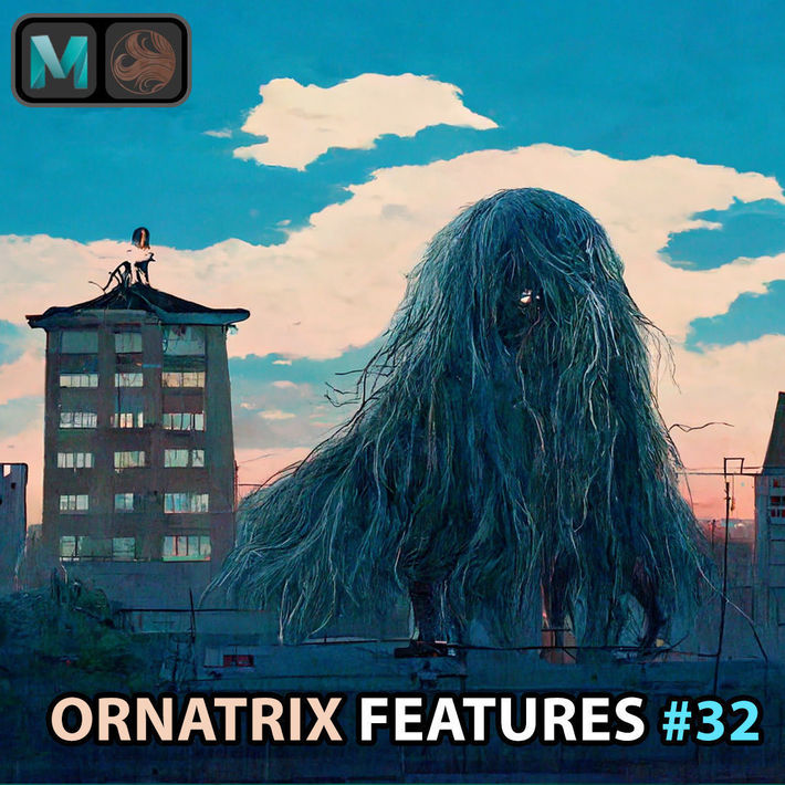 Ornatrix Features #32 - Blending length by group in Maya.