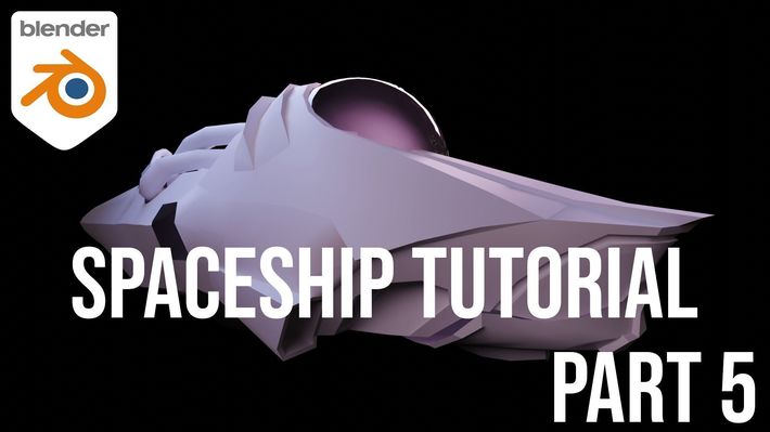Hard surface modelling with Blender 3.1 Spaceship tutorial Part 5