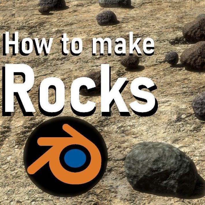 How to model and texture Rocks in Blender