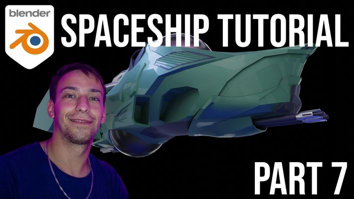 Blender 3.1 Spaceship tutorial [Part 7]