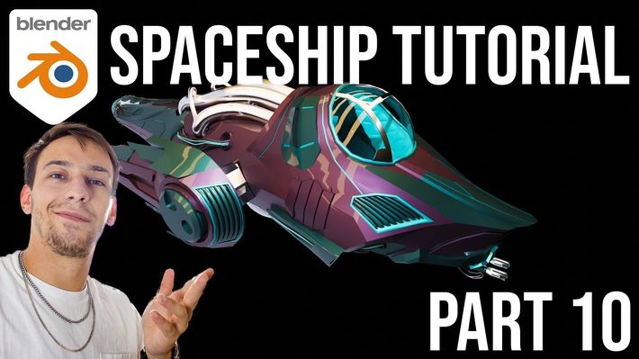 Blender 3.1 Spaceship tutorial [Part 10]