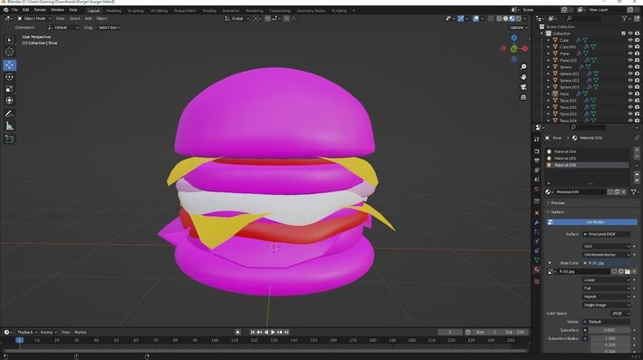 How to fix pink color for blender