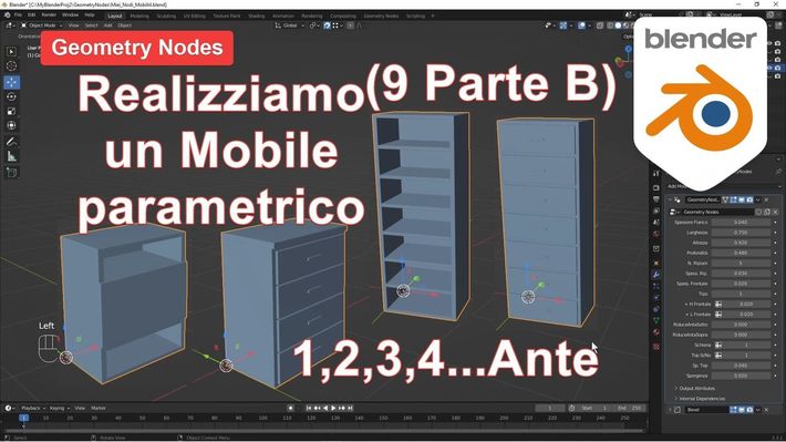 Parametric cabinet: let's add the doors (Part B)