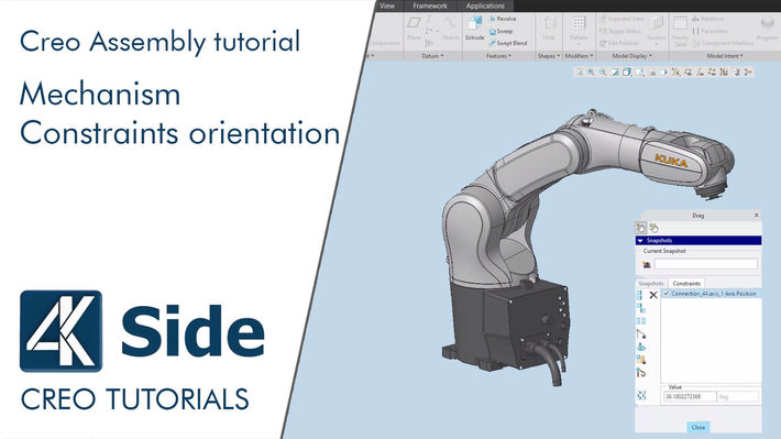 Creo Mechanism - custom Constraints orientation