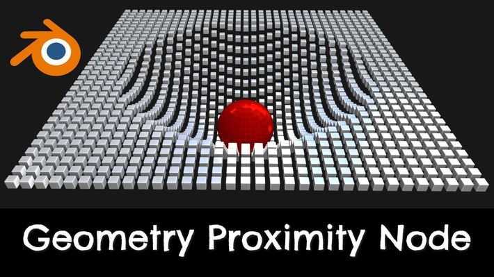 How to use geometry proximity node in Blender?