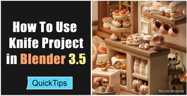 How To Use Knife Project In Blender 3 5